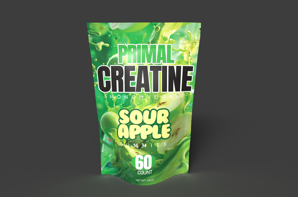 Creatine Monohydrate Gummies - Sour Apple – Primal creatine