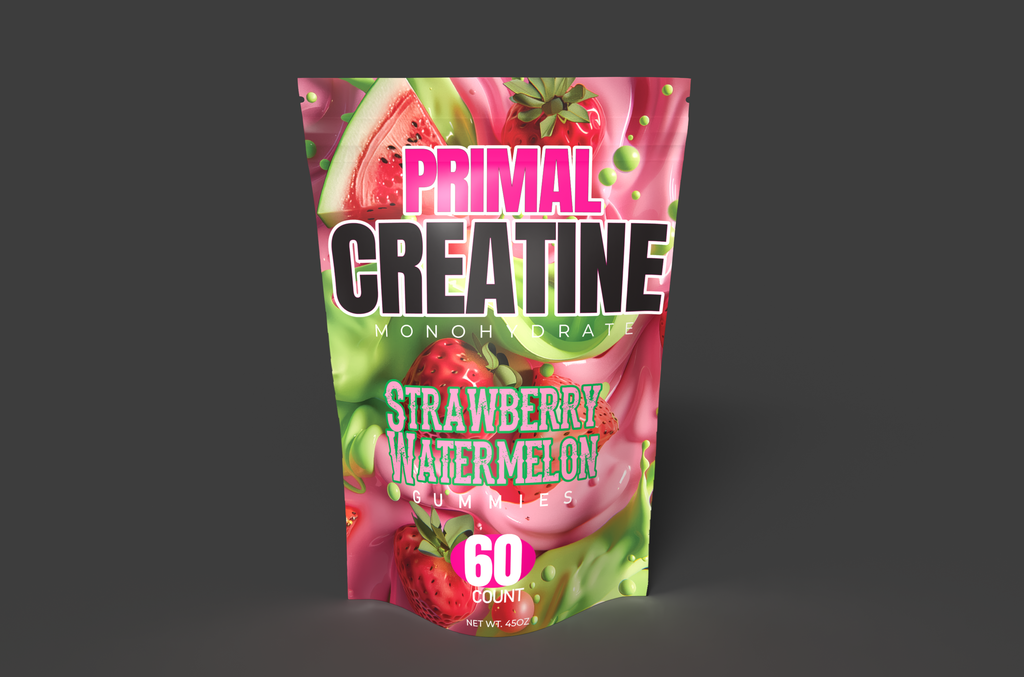 Creatine Monohydrate Gummies - Strawberry Watermelon – Primal creatine